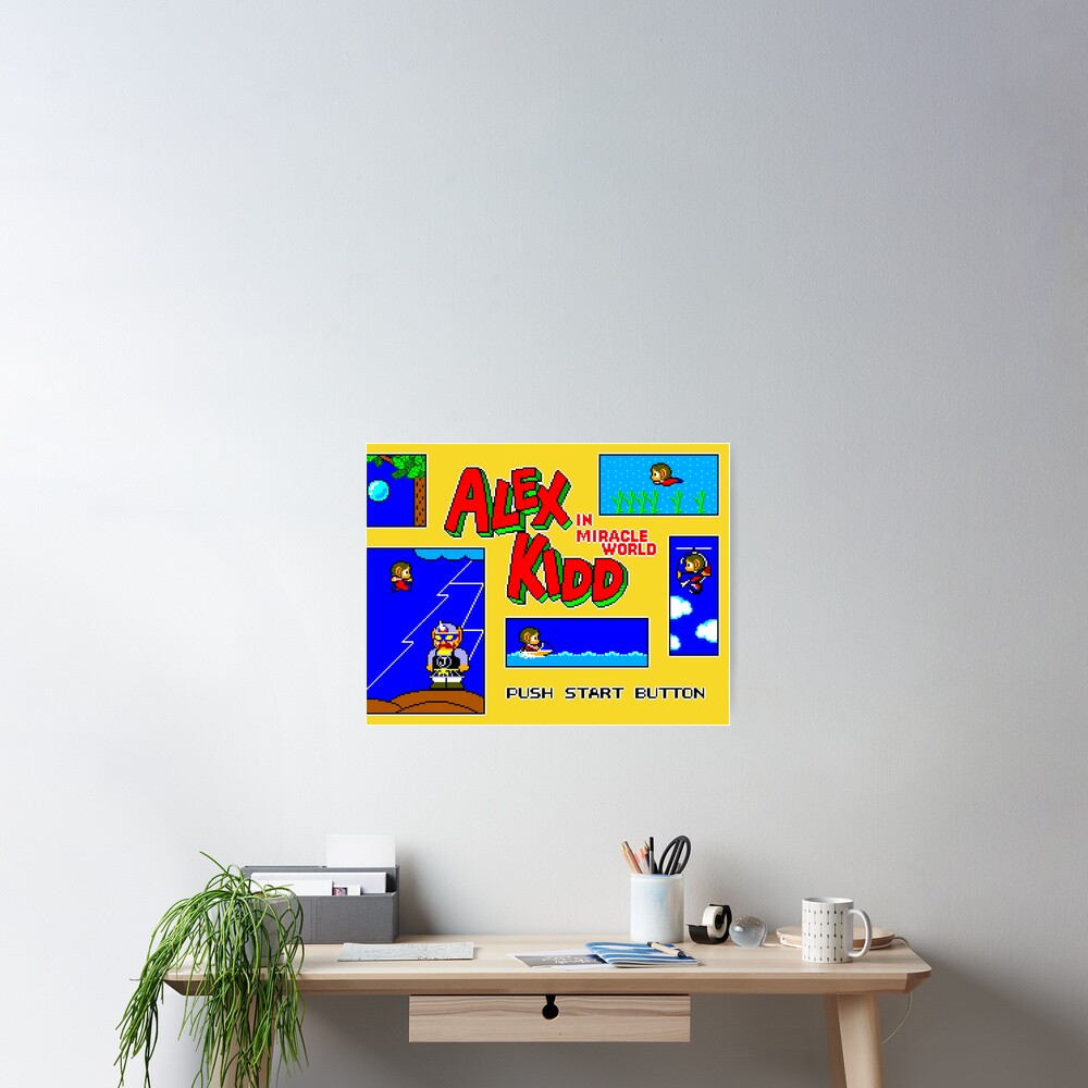 "Classic Alex title screen" Poster by Tark-Abelard | Redbubble
