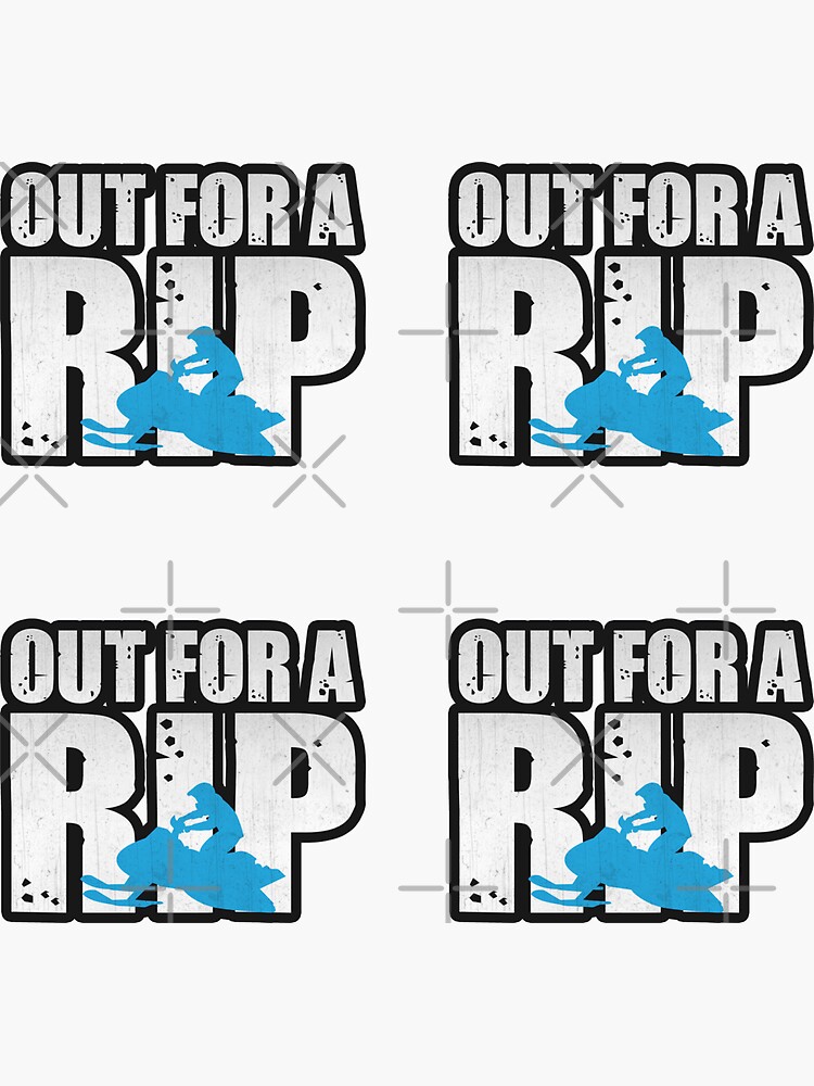 "Out For A Rip Pack" Sticker for Sale by sunilbelidon | Redbubble