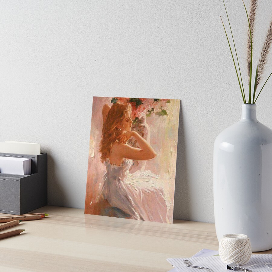 "Ethereal Princess Core Aesthetic Oil Painting" Art Board Print by ...