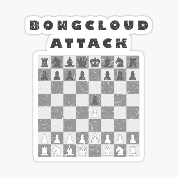 "Chess opening Bongcloud Attack" Sticker for Sale by fourthreethree ...