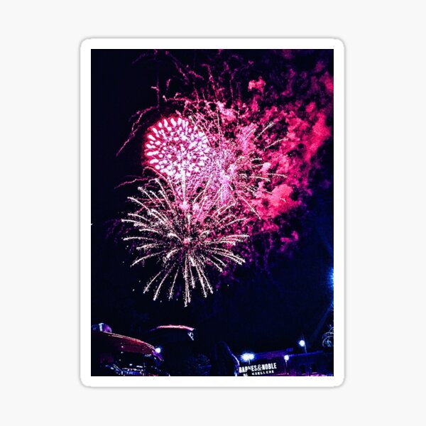 "Fourth of July Fireworks" Sticker for Sale by jaylastall | Redbubble