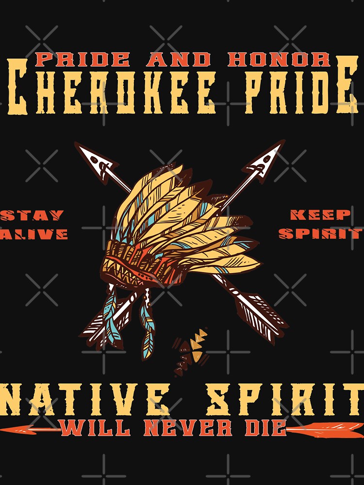 "cherokee pride native spirit" Essential T-Shirt by nativeStor | Redbubble