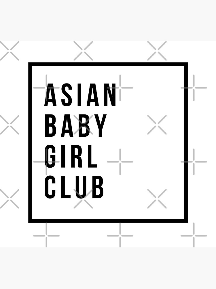 "Asian Baby Girl Club ABG Aesthetic" Sticker for Sale by kyleartisse ...