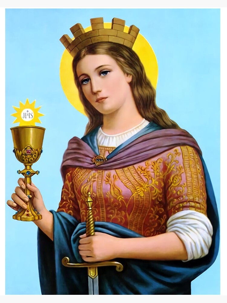 "Santa Barbara Virgin Cuba Shango" Art Board Print for Sale by ...