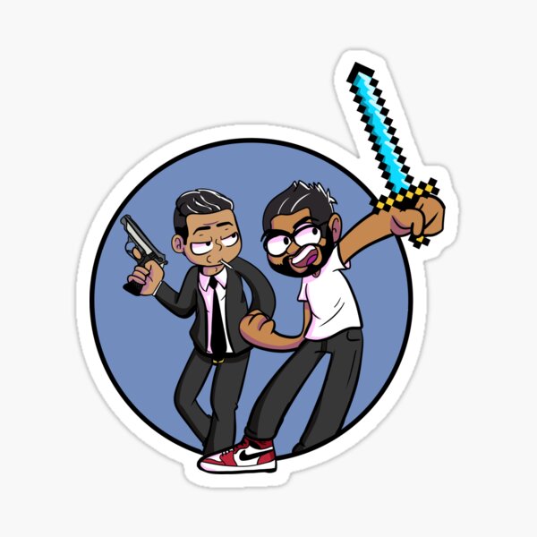 "Gamer Brothers" Sticker for Sale by JKBluee | Redbubble