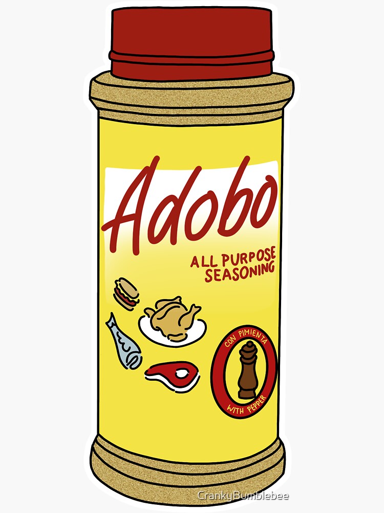 "Adobo Shaker" Sticker by CrankyBumblebee | Redbubble