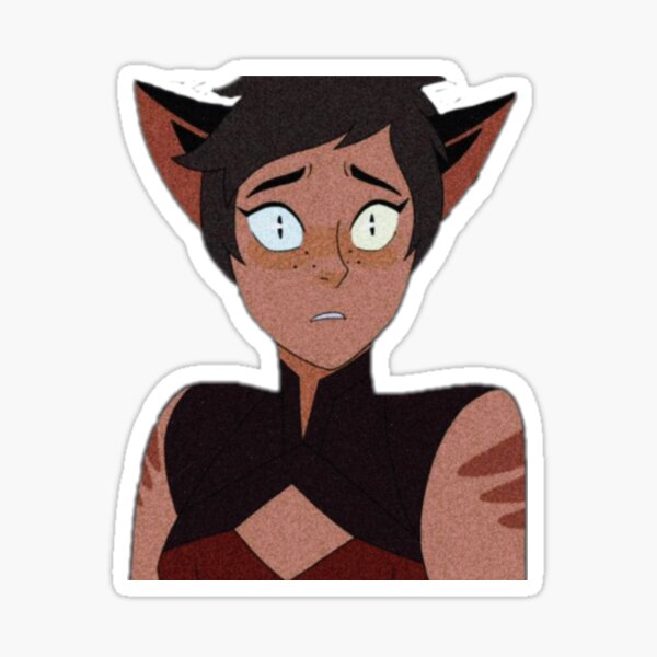 "Scared Catra" Sticker for Sale by blunixon | Redbubble