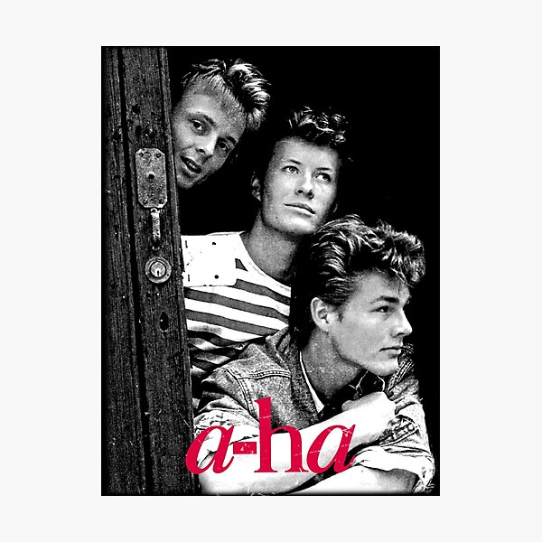 "a-ha band 80s retro classic tshirt design" Photographic Print for Sale ...