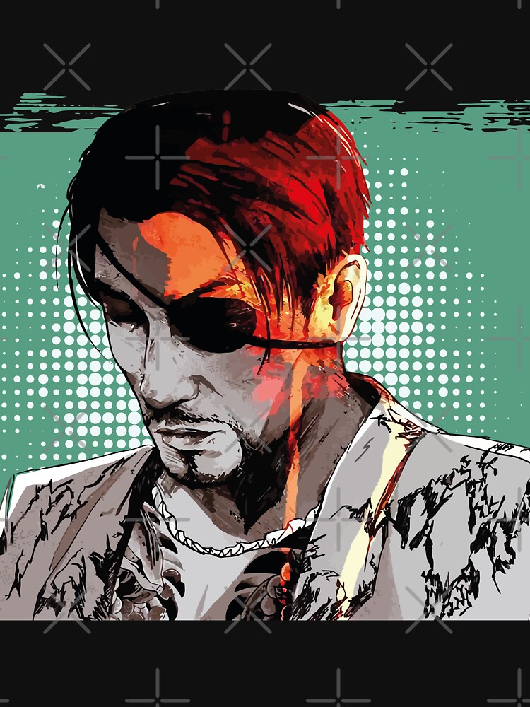 "majima goro" T-shirt for Sale by Elmo-Man | Redbubble | yakuza t ...