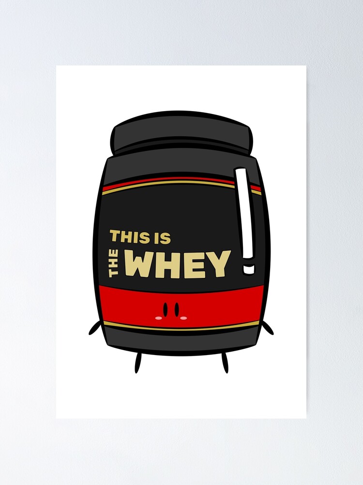 "Chibi Whey Protein" Poster by Megs-Abigail | Redbubble