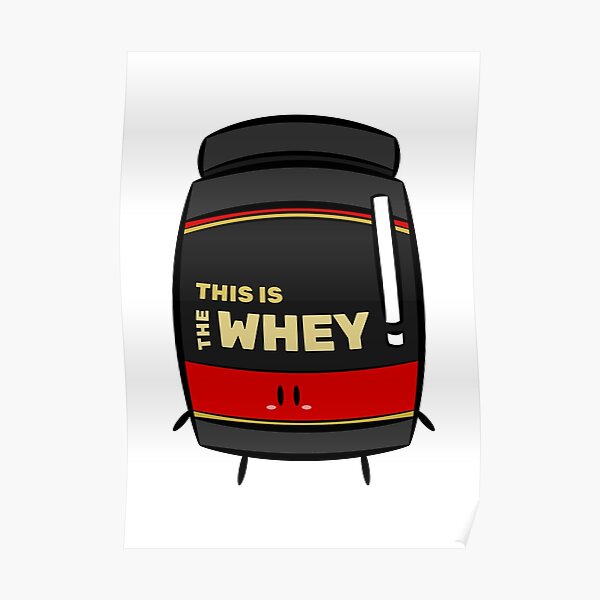 "Chibi Whey Protein" Poster by Megs-Abigail | Redbubble