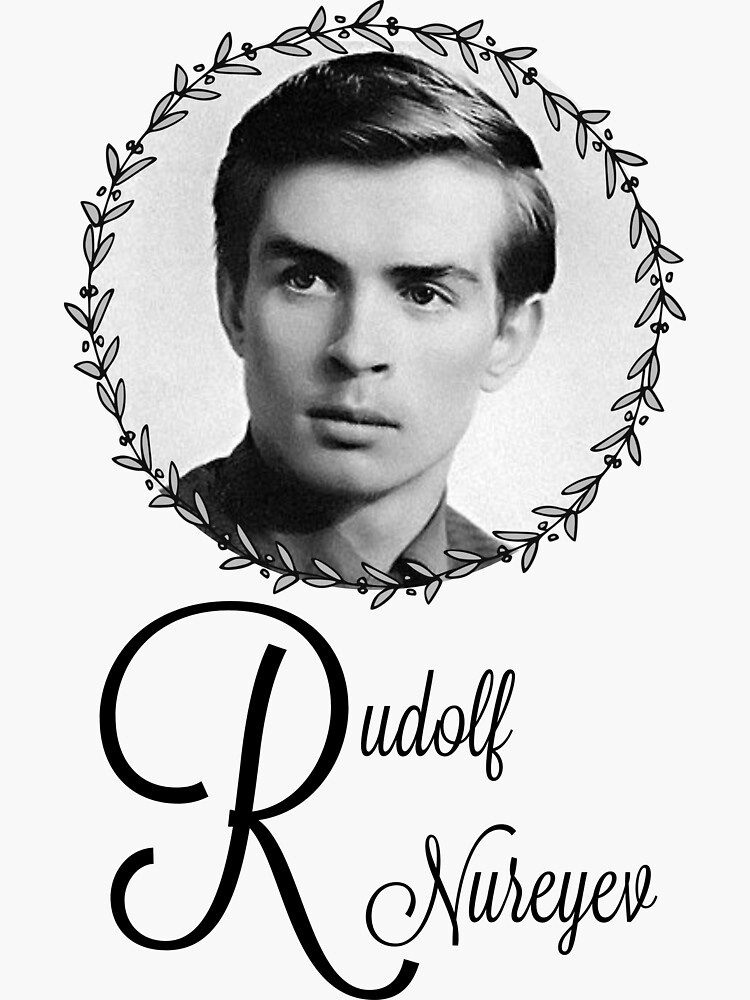 "Rudolf Nureyev defection" Sticker for Sale by Roosvette | Redbubble