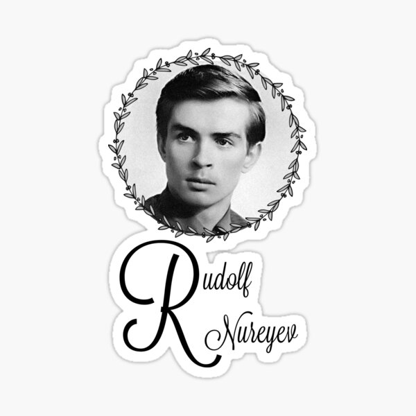 "Rudolf Nureyev defection" Sticker for Sale by Roosvette | Redbubble