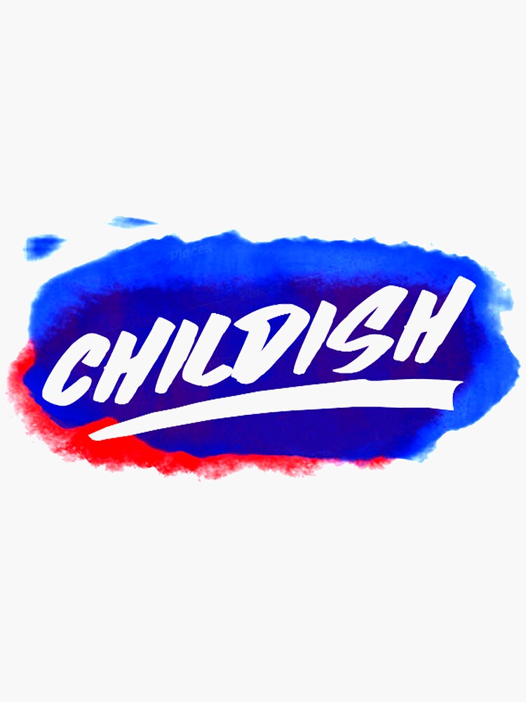 "childish tgf bro" Sticker for Sale by ayanastuff01 | Redbubble