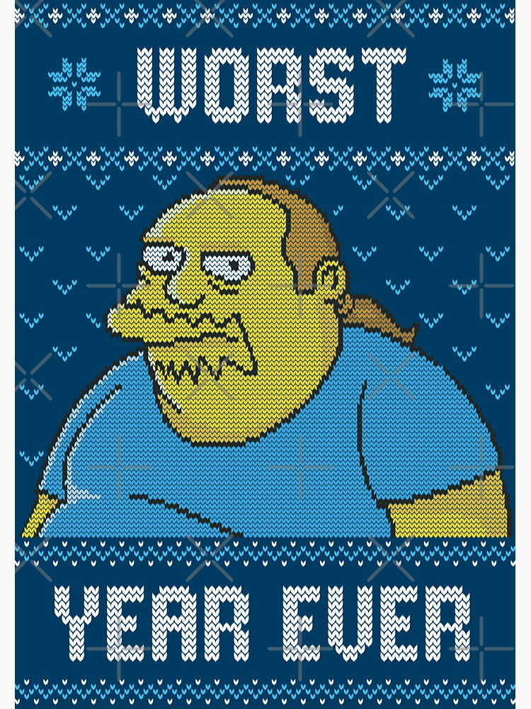 "Worst Year Ever" Sticker for Sale by notoriousitees | Redbubble