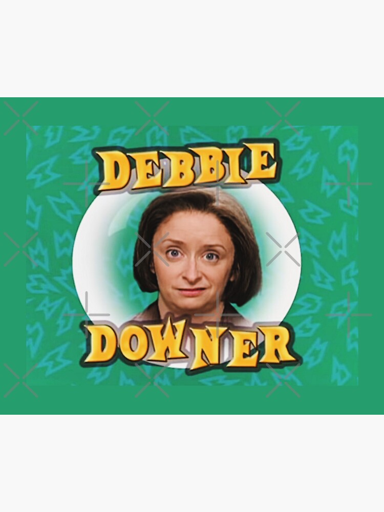 "Debbie Downer" Sticker for Sale by Daviscoatings | Redbubble