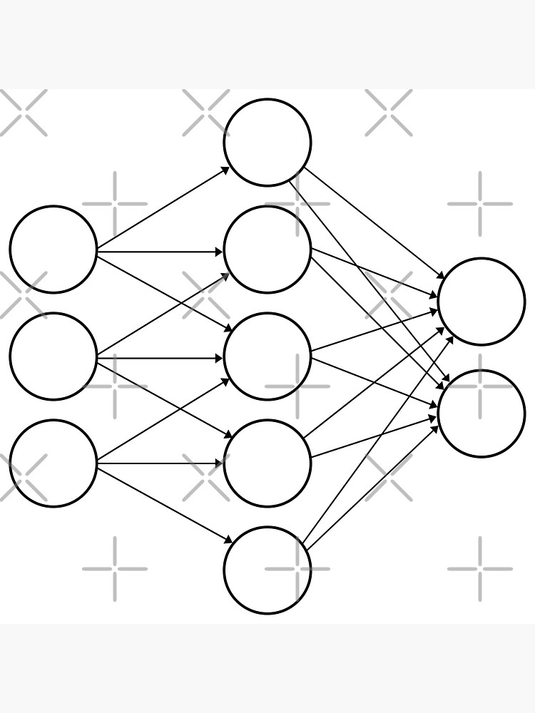 "Neural Network" Sticker for Sale by shop-ai | Redbubble