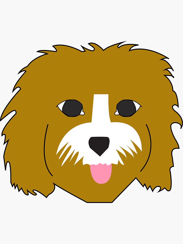 "Cavapoo Sticker" Sticker by sloanekap | Redbubble