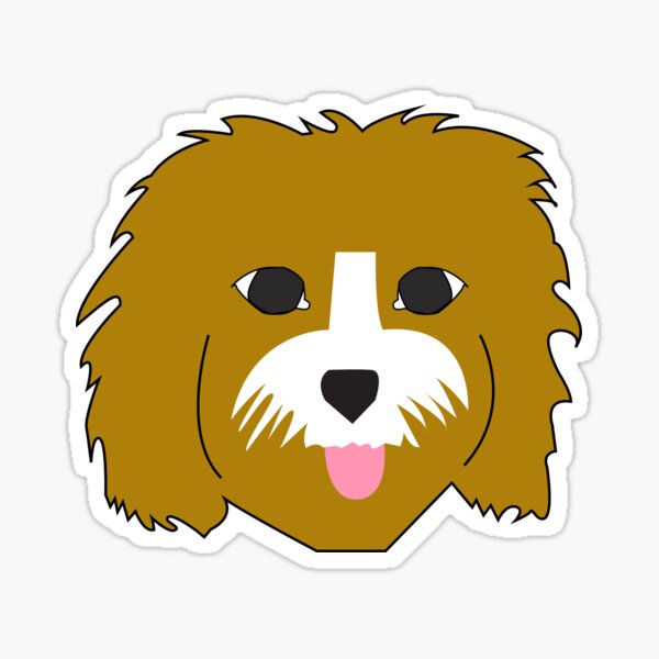 "Cavapoo Sticker" Sticker by sloanekap | Redbubble