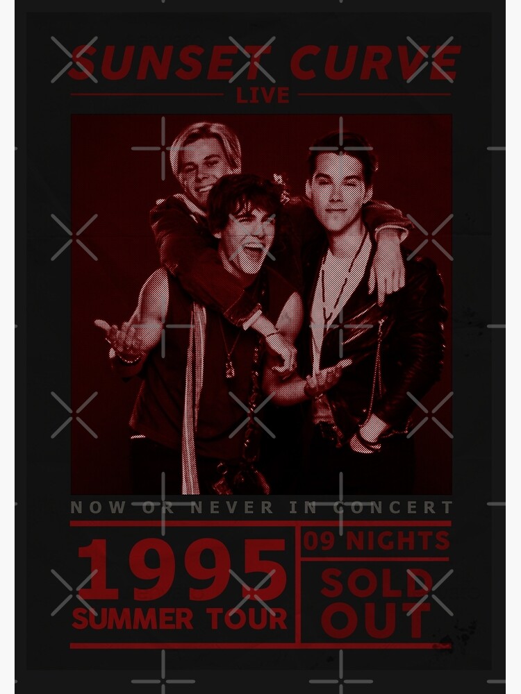 "Sunset Curve Tour Poster" Poster for Sale by leticiaduranes | Redbubble