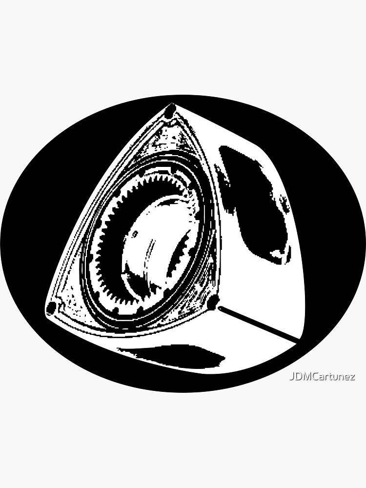 "Rotary Engine Rotor" Sticker for Sale by JDMCartunez | Redbubble