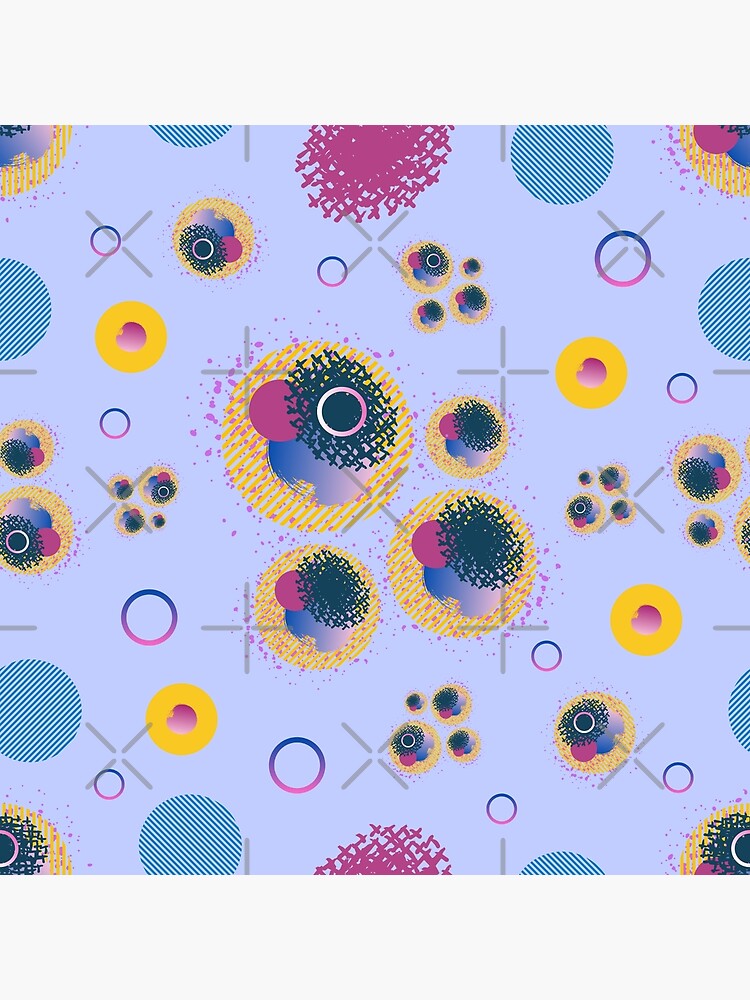"ABSTRACT PLANT CELL PATTERN. TEXTURED CIRCLES" Poster for Sale by ...