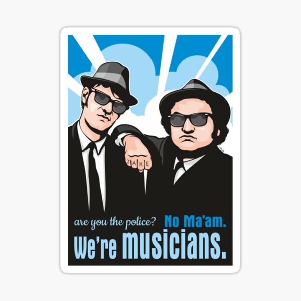Blues Brothers 2000 Stickers | Redbubble