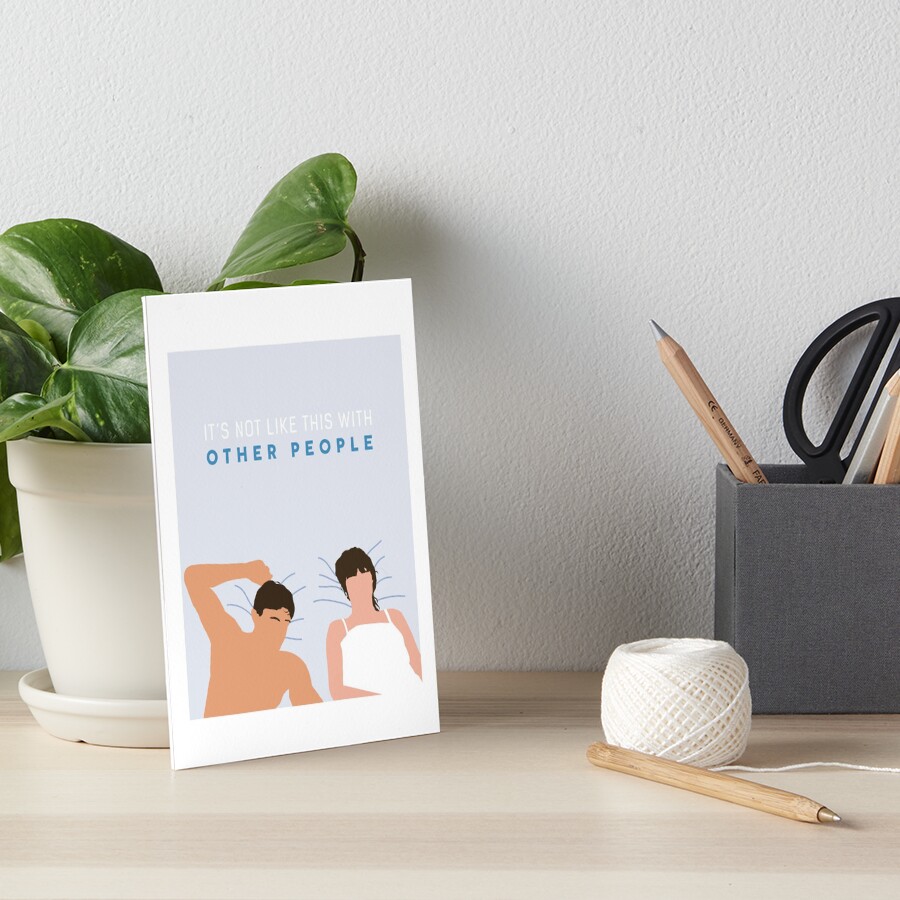 "It’s not like this with other people - Normal People" Poster for Sale ...