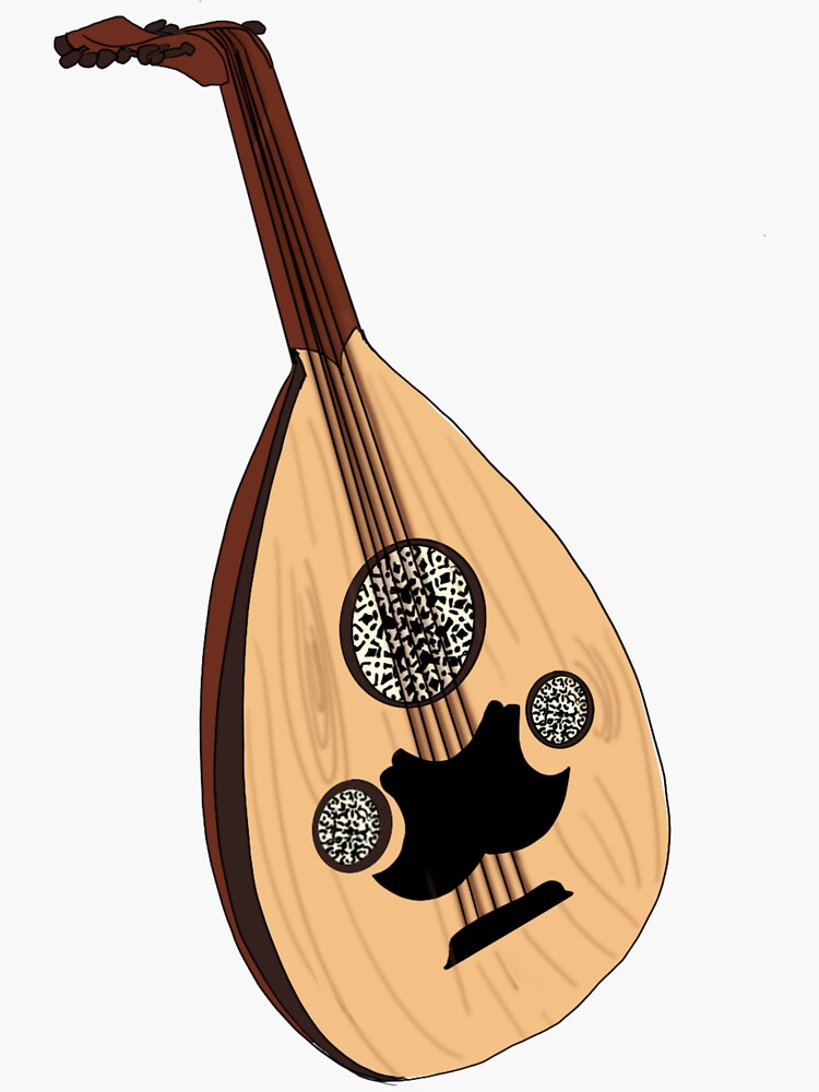 "Oud" Sticker for Sale by Nohaalenezi | Redbubble