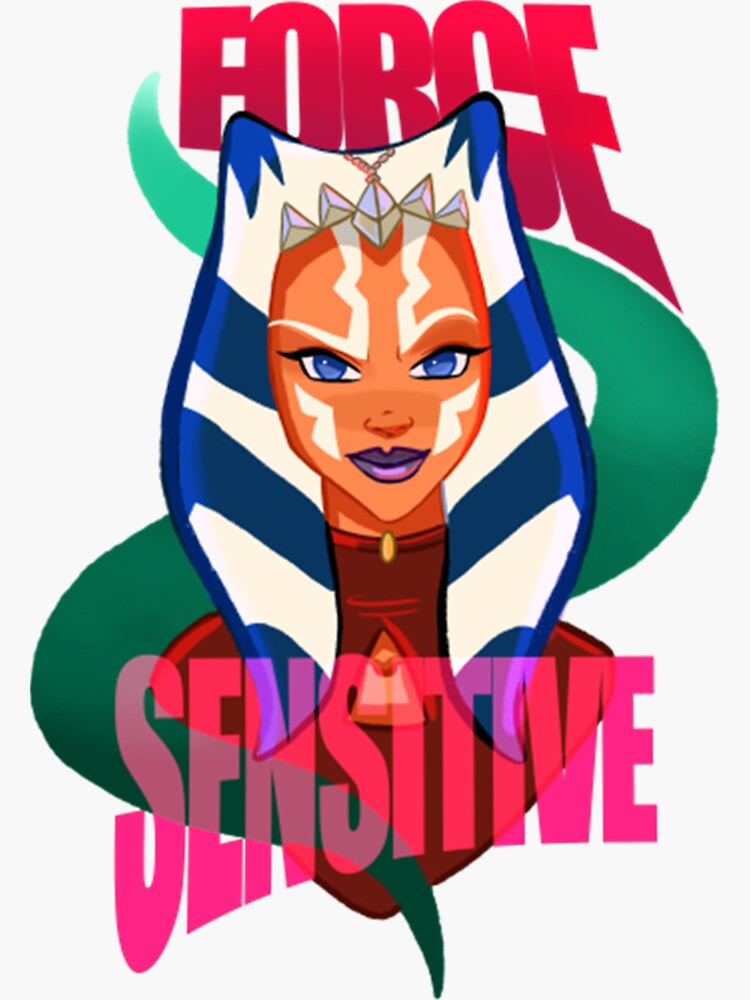"Force Sensitive" Sticker by Christinedecler | Redbubble