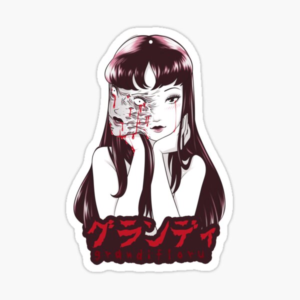 "Junji Ito's Tomie" Sticker for Sale by grandifloru | Redbubble