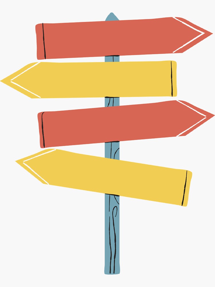 Pegatina «"Letrero de viaje VIAJERO» de MerchBulk | Redbubble