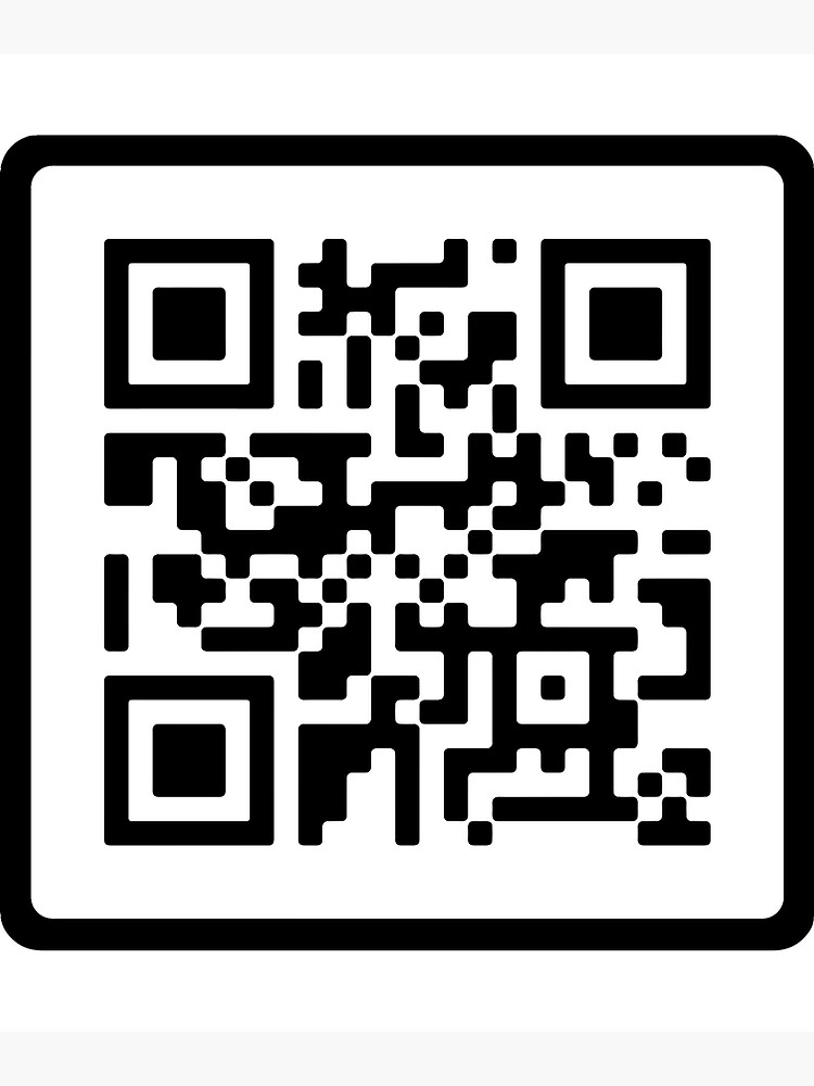 "QR code -Scan to see my smile" Poster by IgaBarClay | Redbubble