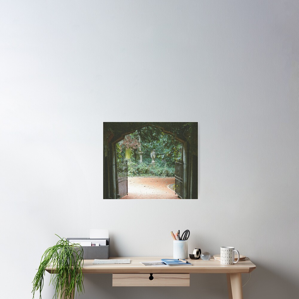 "Highgate Cemetery Egyptian Avenue" Poster by himmstudios | Redbubble