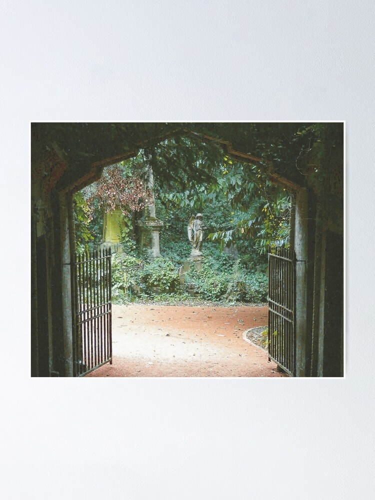 "Highgate Cemetery Egyptian Avenue" Poster by himmstudios | Redbubble