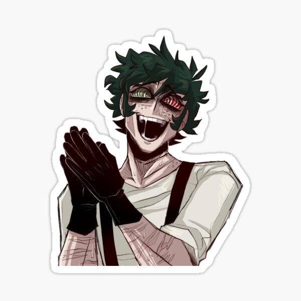"Villain Deku" Sticker by Kasora | Redbubble