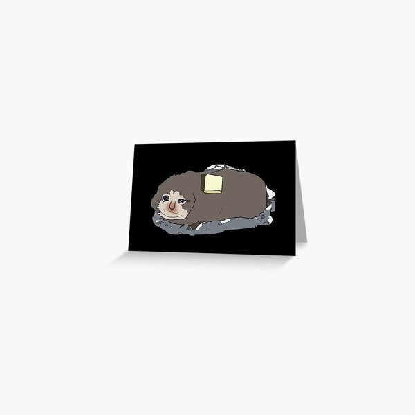 "Butter cat meme illustration" Greeting Card by zivilej | Redbubble