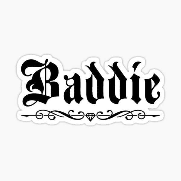 "Baddie" Sticker for Sale by NomiBee | Redbubble