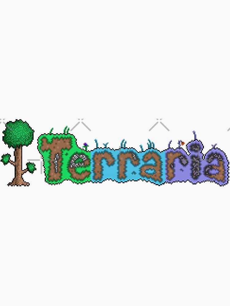 "Terraria logo" Sticker by JaroNT | Redbubble