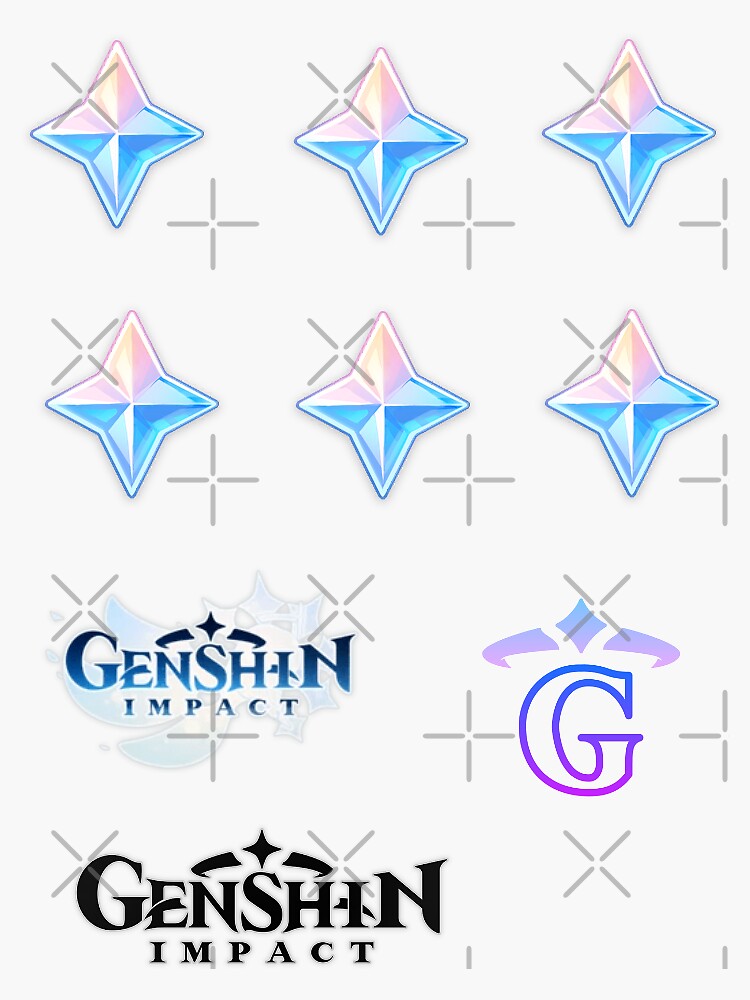 "Genshin Impact" Sticker by milkqtea | Redbubble