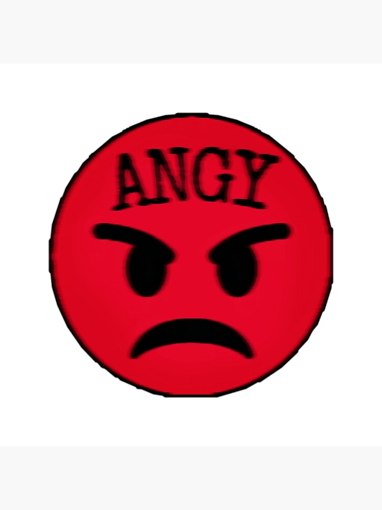 "Angy emoji" Poster for Sale by marjard | Redbubble
