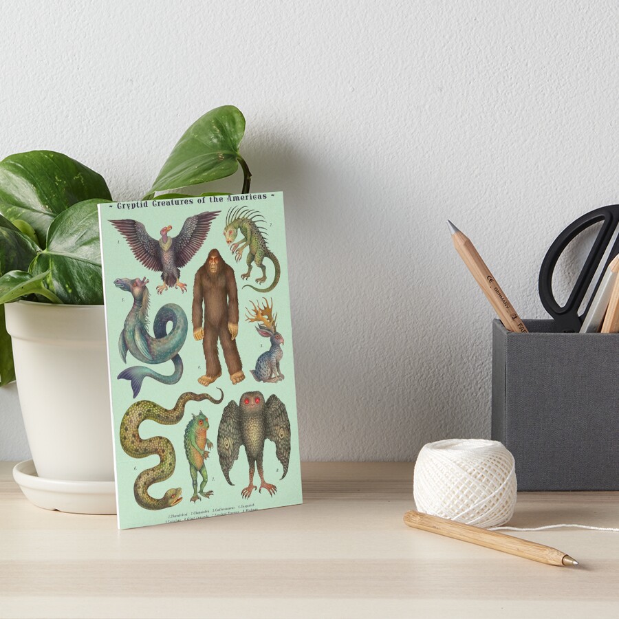 "Cryptids of the Americas, Cryptozoology species" Photographic Print for Sale by vladimirsart ...