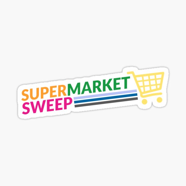 "SUPERMARKET SWEEP" Sticker by Fabriceebengo | Redbubble