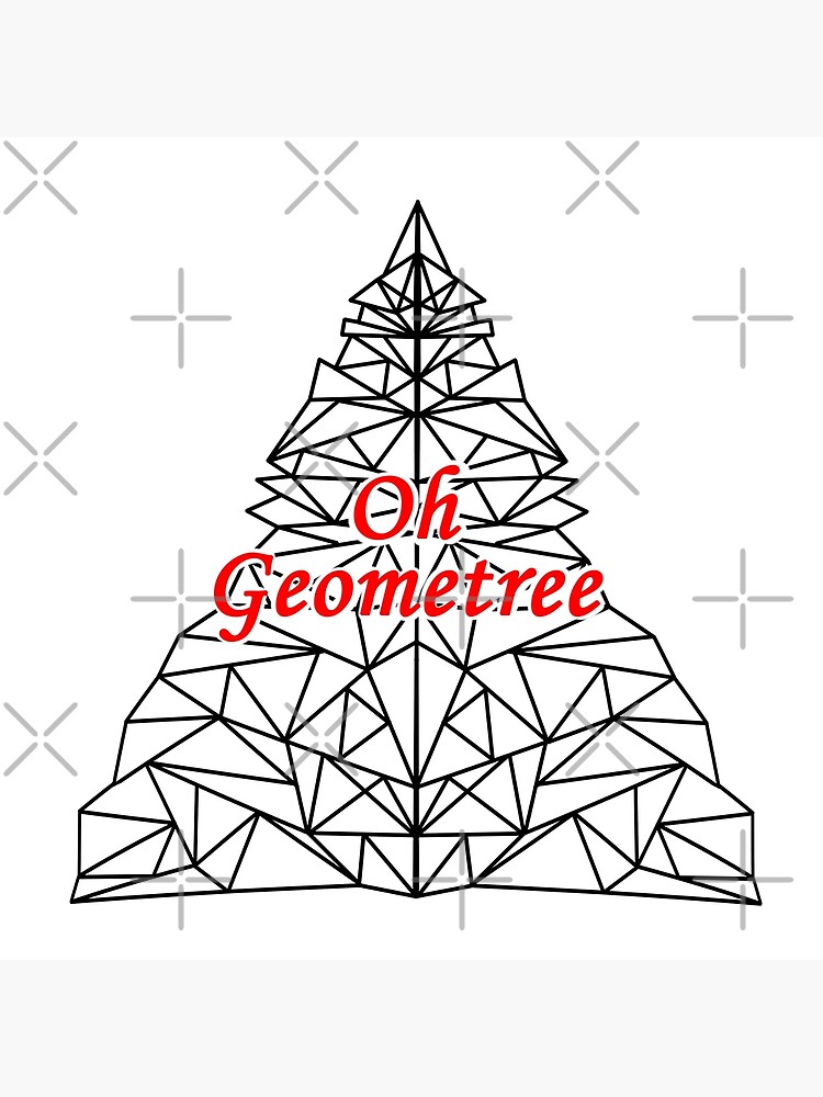 Póster «Oh geometree, árbol geométrico» de felinefeelings | Redbubble