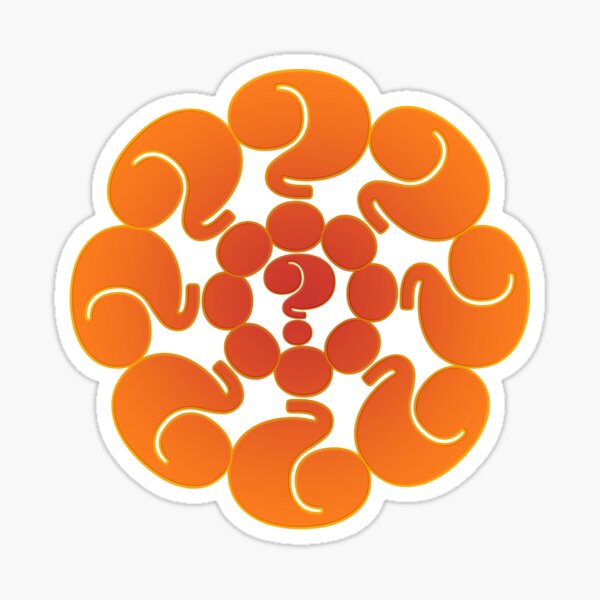 "Question Marks" Sticker for Sale by Salocin | Redbubble