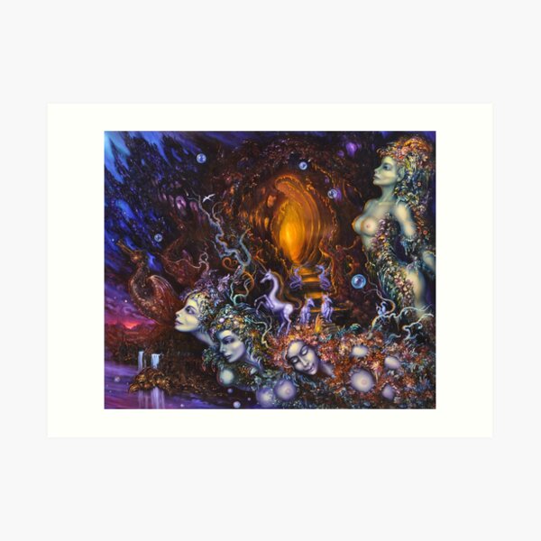 "Great Guardians of the Gardens of Secret Initiation" Art Print for ...