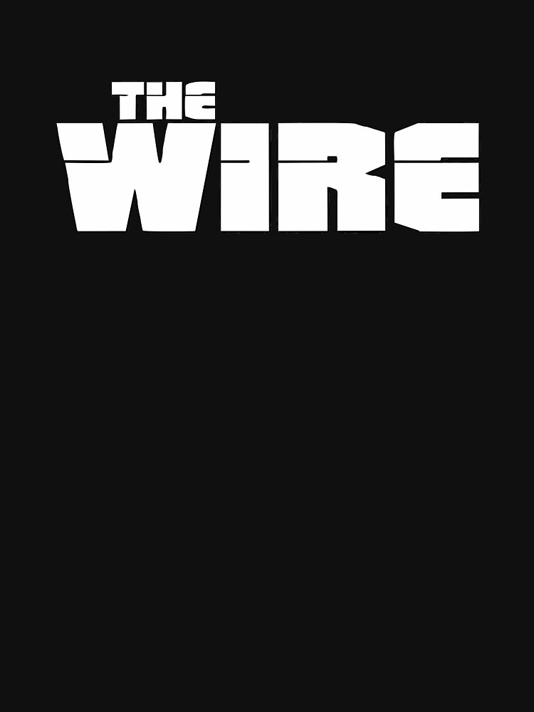 "BEST SELLER - The Wire Logo Merchandise" T-shirt for Sale by myrtlegaz ...