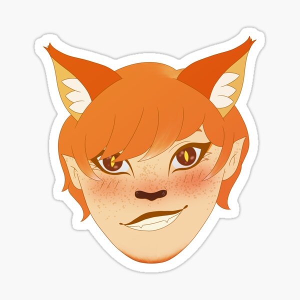 "Fundy Face" Sticker for Sale by Mannanoo | Redbubble