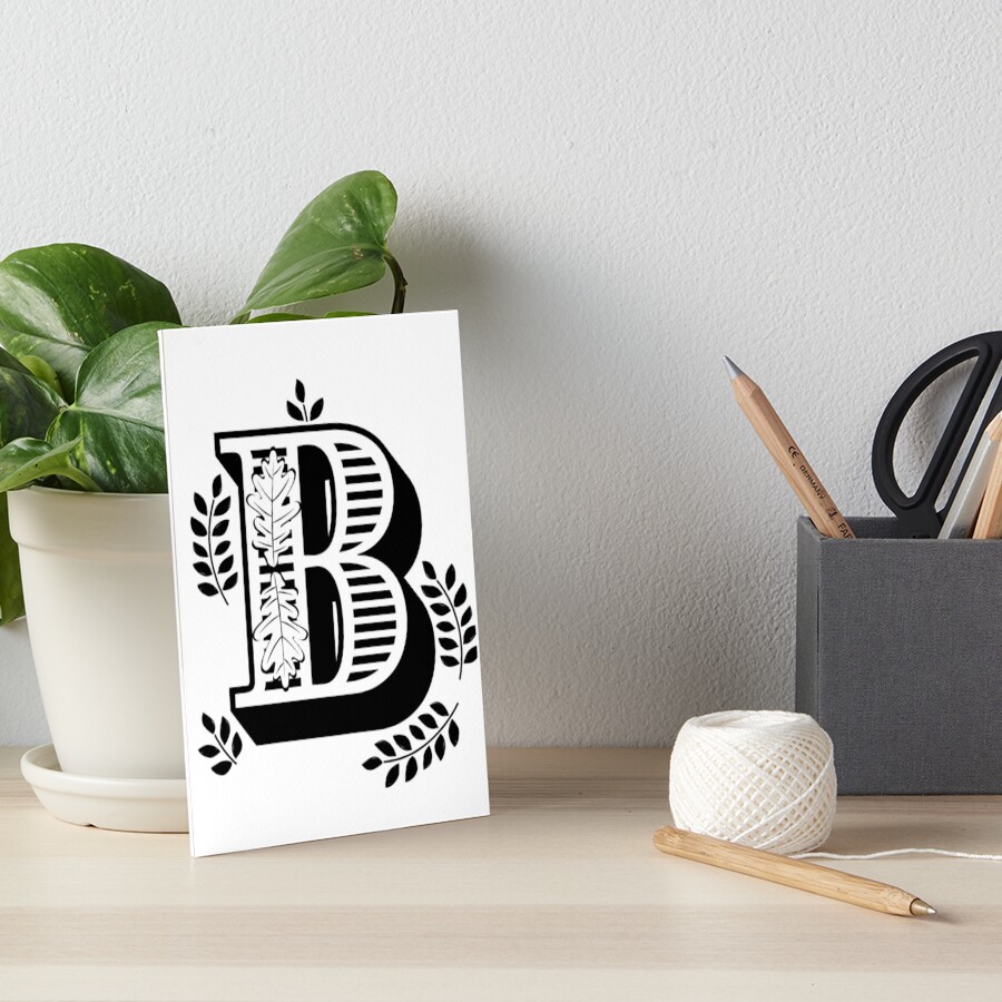 Lámina rígida «Letra B | Rotulación | Cartas | Alfabeto» de itsokaybyme ...