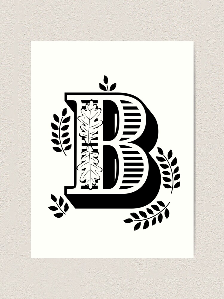 "Letter B | Lettering | Letters | Alphabet" Art Print for Sale by ...